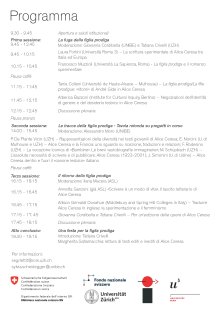 Giornata di studi "Ceresa la prodiga" - ADI - Associazione degli ...